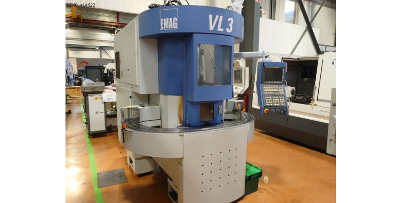 Torno cnc vertical Emag VL3 F 2 ejes (14622) Máquinas-Herramientas ...